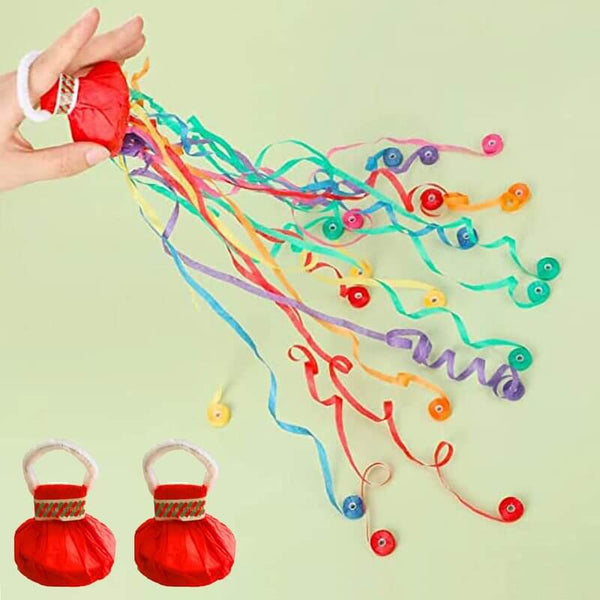 Colorful Wedding Confetti Poppers: Party Celebration Streamers – Little ...